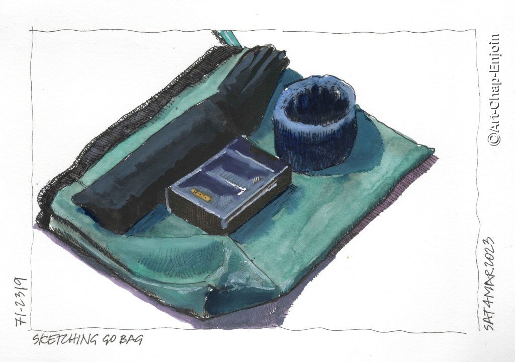 71-2319 – Sketching go bag – Art-Chap-Enjoin